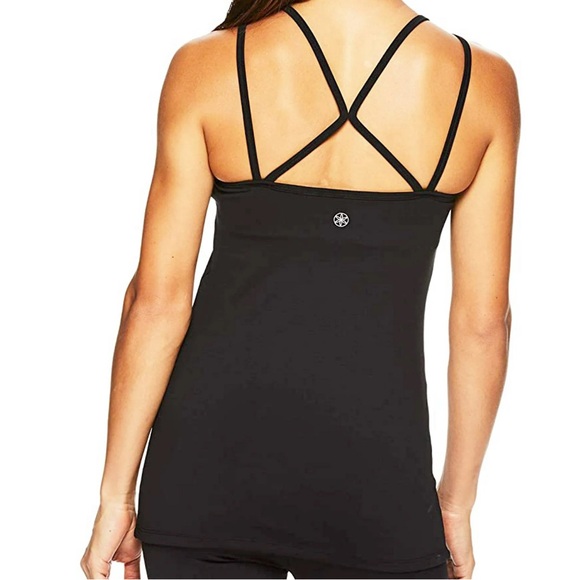 GAIAM | Tops | Gaiam Black Strappy Tank | Poshmark